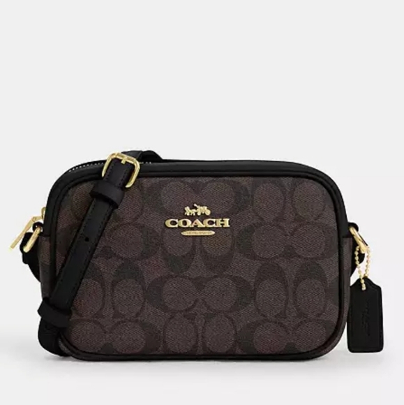 Coach | Bags | Coach Mini Jamie Camera Crossbody Bag In Signature ...